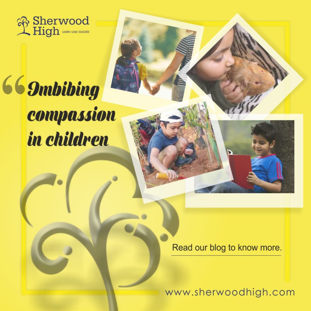 Imbibing compassion in children - Sherwood High
